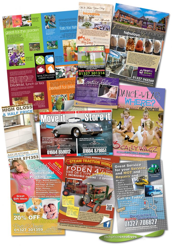 Designs for Flyers and Handouts | Nick Price Creatives Marketing & Design